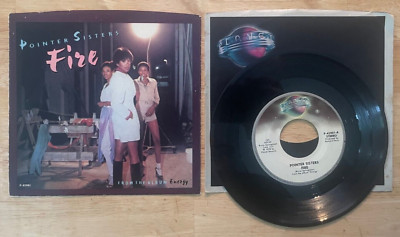 45 7" SP POINTER SISTERS FIRE | eBay