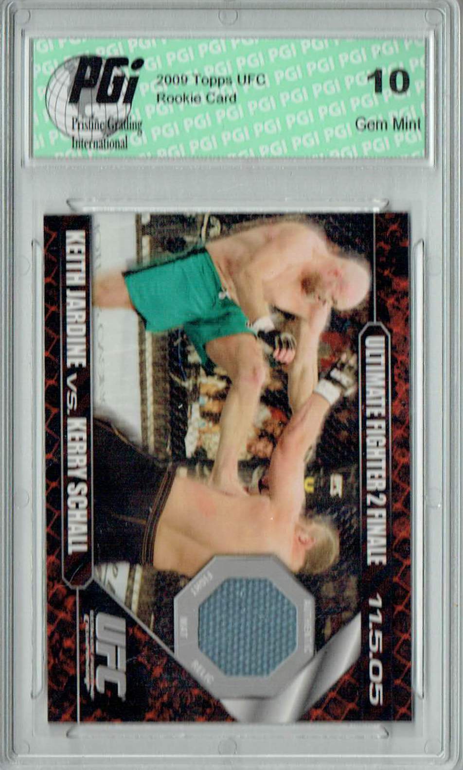 Keith Jardine 2009 Topps UFC #DM-JS Ultimate Fighter Rookie Card PGI 10 ...