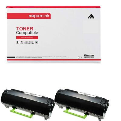 Toner B232000 / B2338 / B2443 compatible pour LEXMARK Noir x 2 - NOPAN ...
