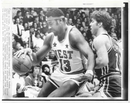 Wilt Chamberlain Lakers NBA All-Star 1973 Dave Cowens Vintage AP News ...