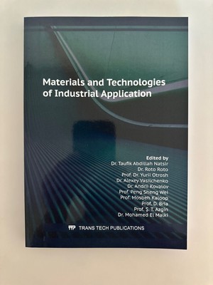Materials and Technologies of Industrial Application (Key Engineering ...