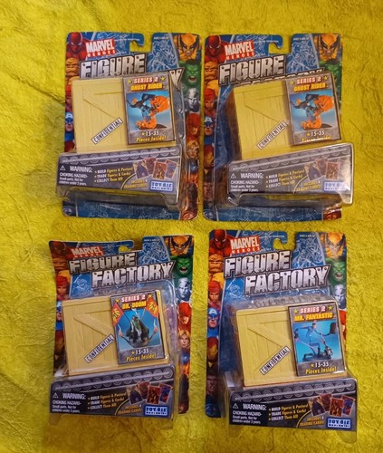 Lot Of 4 Marvel Heroes Figure Factory Series 2 Figures Toy Biz 2005 | eBay