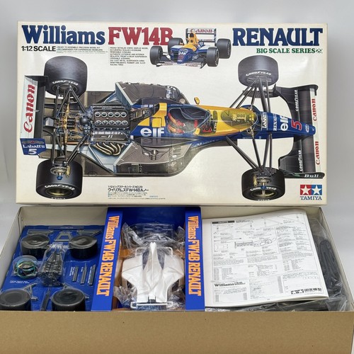TAMIYA 1/12 Williams FW14B Renault Big Scale Series No.29 Plastic Model ...