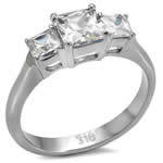 2CTW PRINCESS LC DIAMOND ENGAGEMENT WEDDING RING SZ 5 SZ 6 SZ 7 SZ 8 SZ ...