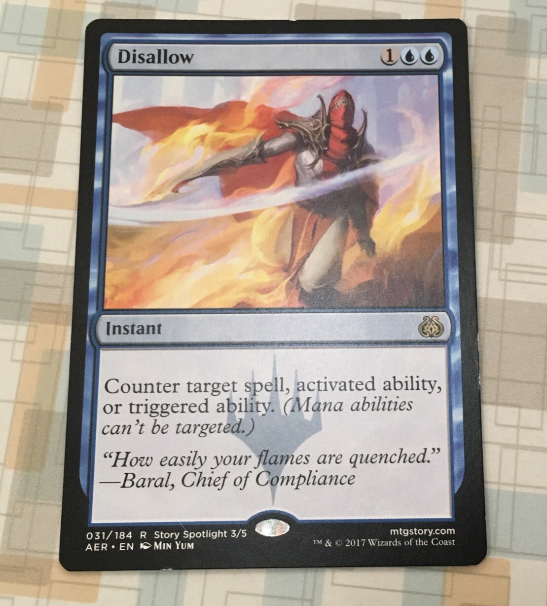 MTG Disallow Aether Revolt 031/184 Regular Rare for sale online | eBay