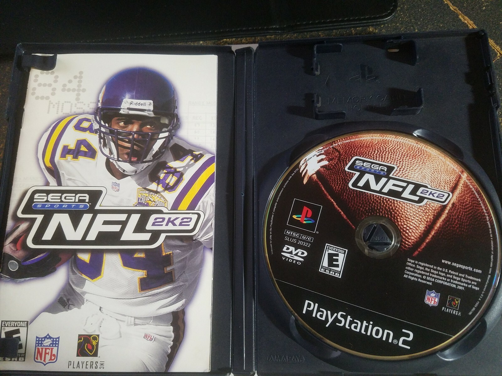 NFL Football 2K2 (Sony PlayStation 2, 2001) Ps2 video game. 10086630022 ...