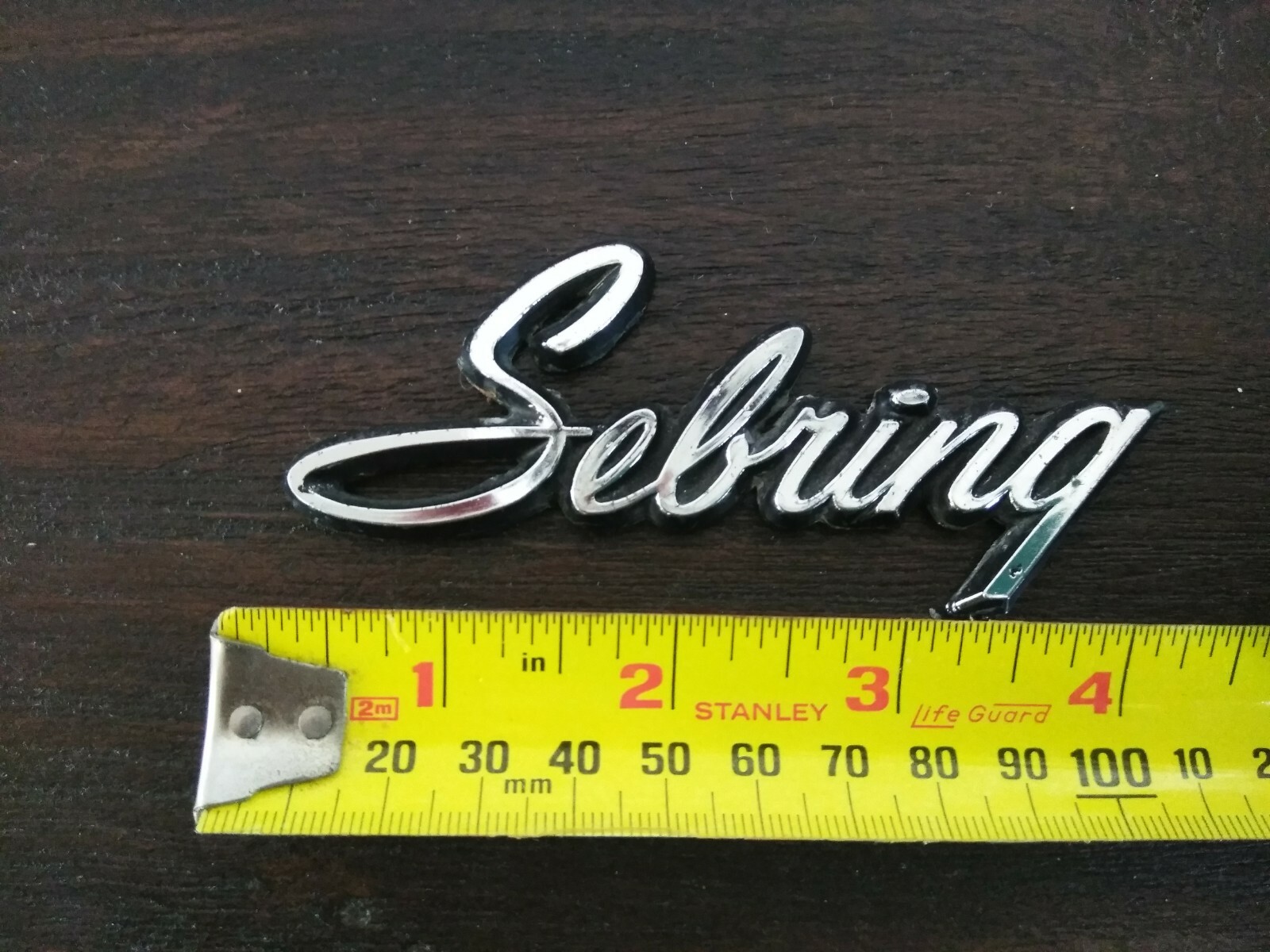Vintage " Sebring " Chrome Car Ornament Emblem | eBay