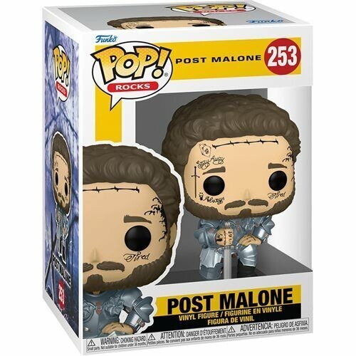 Funko POP! Rocks : Post Malone Knight #253 | eBay