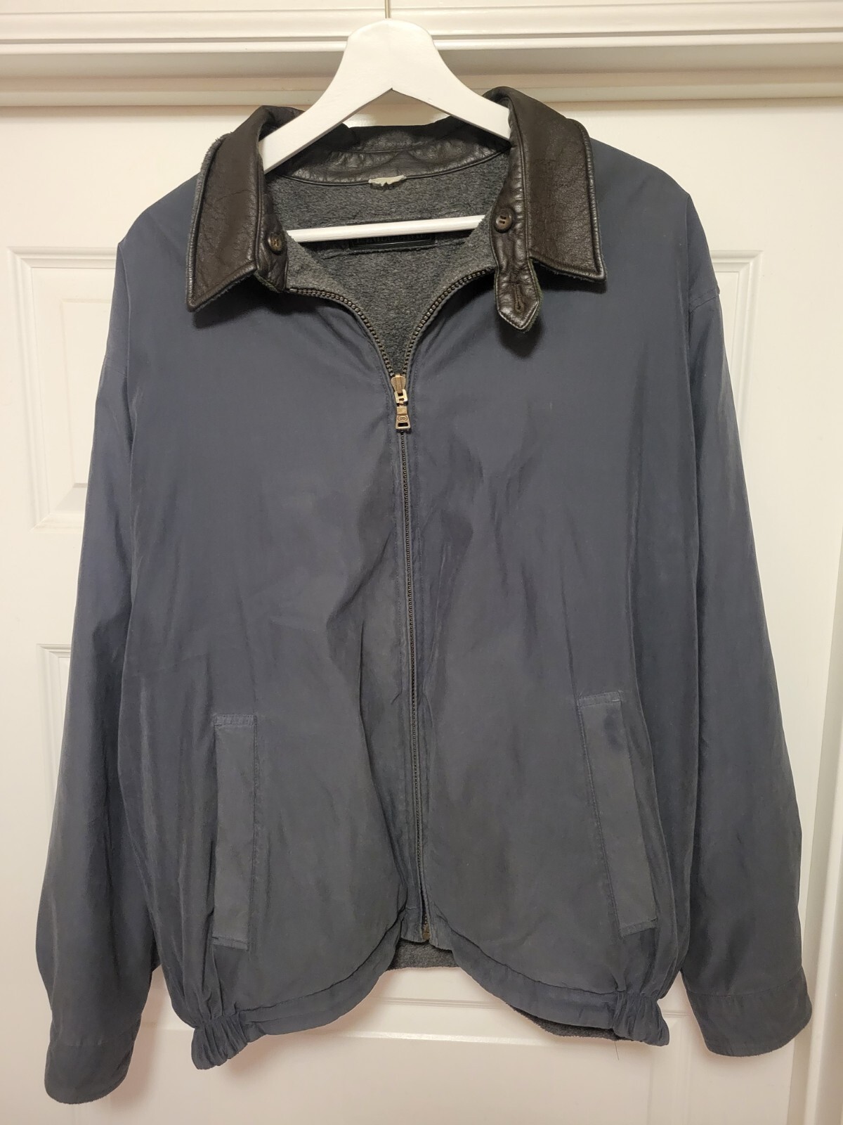 Daniel David D/D Mens Jacket Large Grey, Leather Coll… - Gem