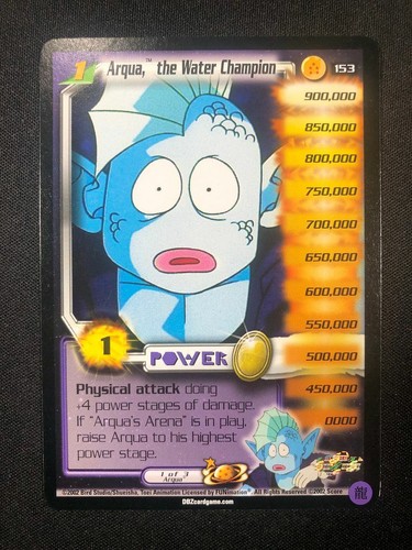 Dragonball Z 153 Arqua the Water Champion World Games Personality Rare ...