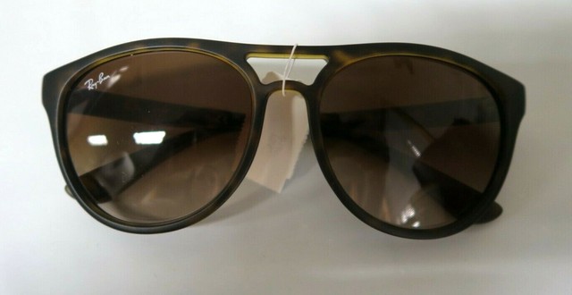 Authentic Ray-Ban Rb4170 - 865/13 Sunglasses Rubberised Tortoise 58mm ...