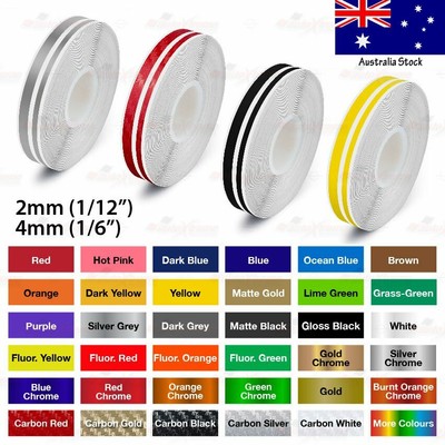 1/2" PINSTRIPE Self Adhesive Pinstriping Double Lines TAPE Vinyl ...