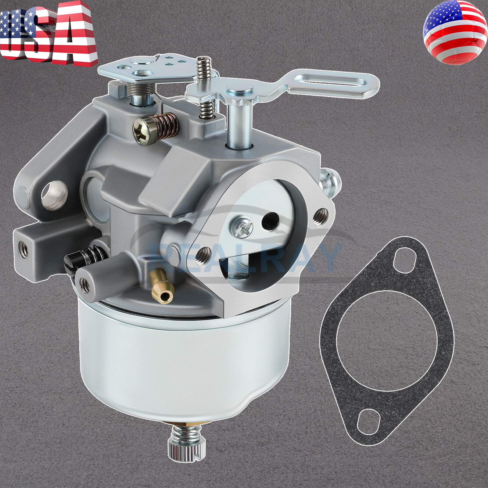Adjustable Carburetor for Tecumseh 8HP 9HP 10HP Snowblower 640349 ...