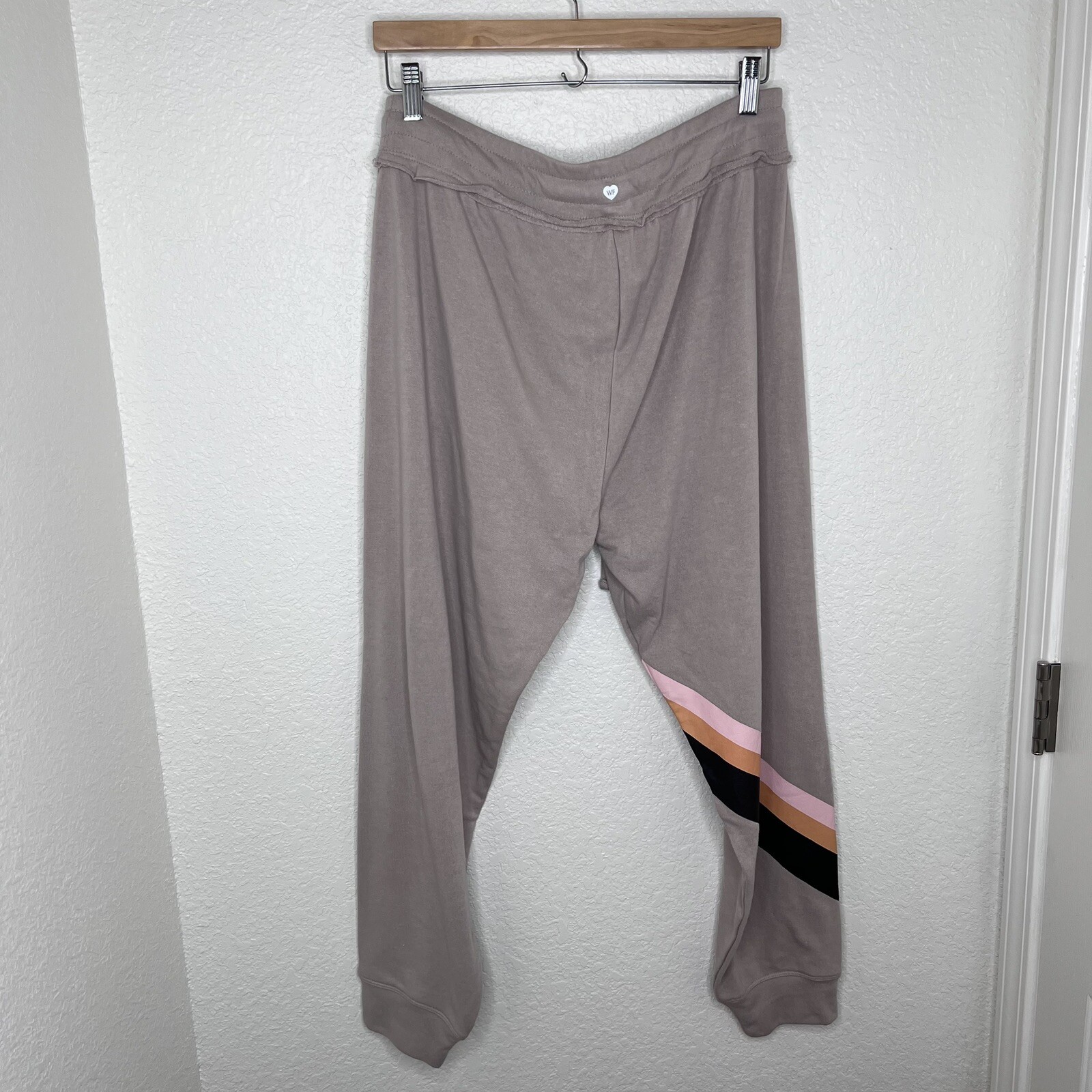 Wildfox Cosmic Relaxed Knit Joggers Sweats Atmosphere Color way Stripes ...