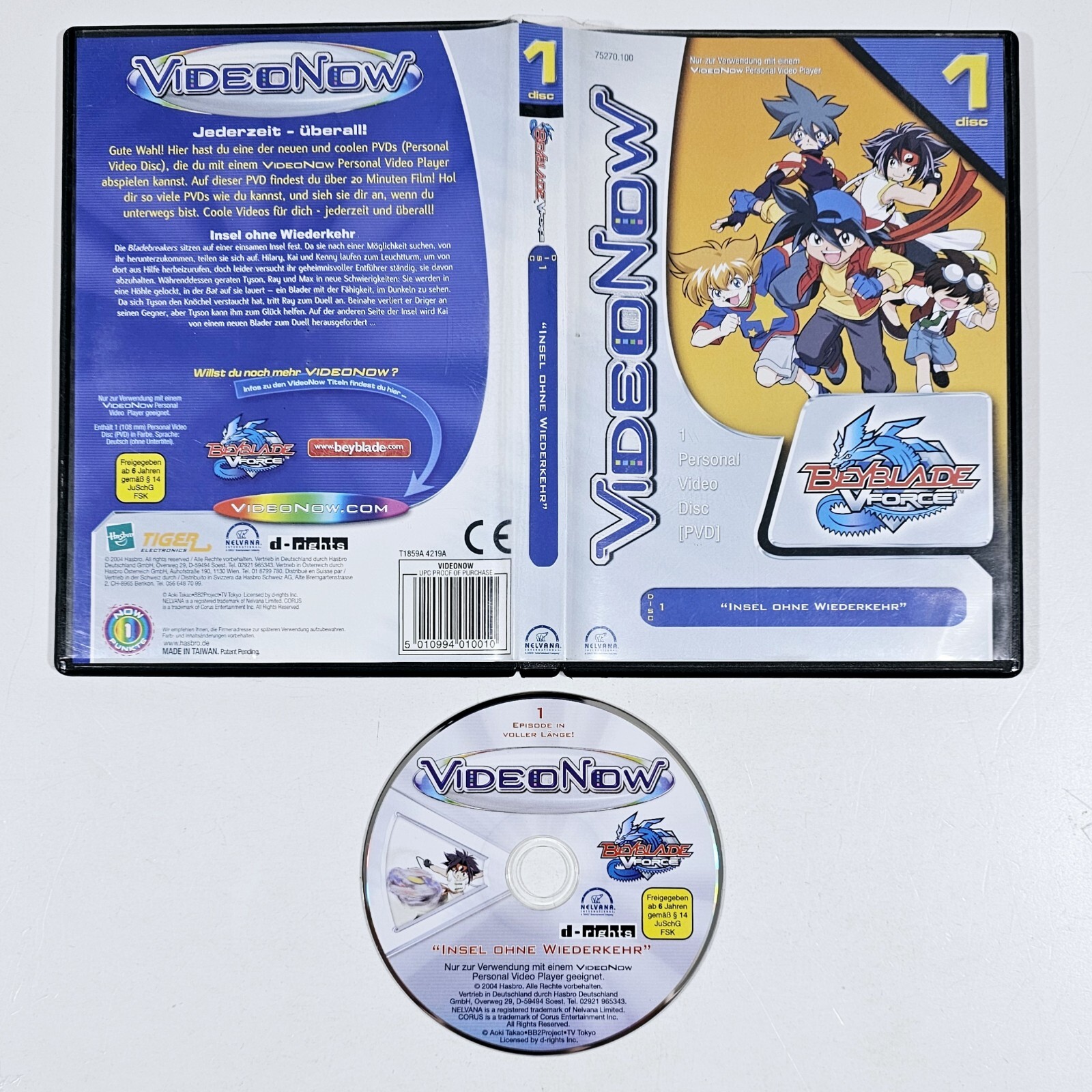 2004 Hasbro Tiger Electronics Videonow PVD Anime Series Beyblade Ge | eBay