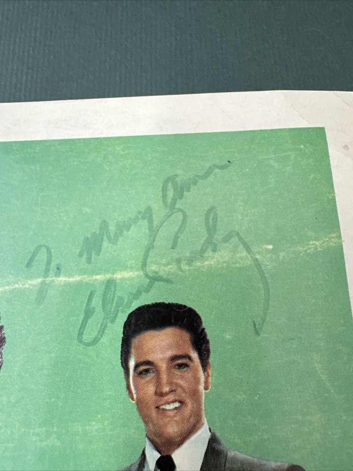 Autographed ELVIS PRESLEY Original RARE RCA VICTOR PROMO Catalog | eBay