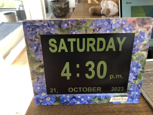 DayClox 8" HD Digital Calendar Day Clock for the Elderly / dementia | eBay