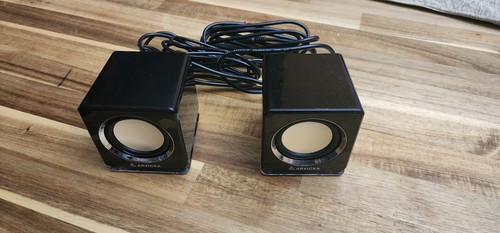 ARVICKA-Wired Laptop Speakers 2.0 Channel Small Computer Speakers With ...