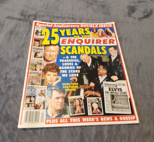 NATIONAL ENQUIRER JUNE 11, 1996 - 25 YEARS OF THE SCANDALS - DOUBLE ...