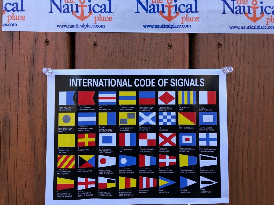 Set of 40 Nautical Signal Code Flags - High Quality, Hand Sewn, Double ...