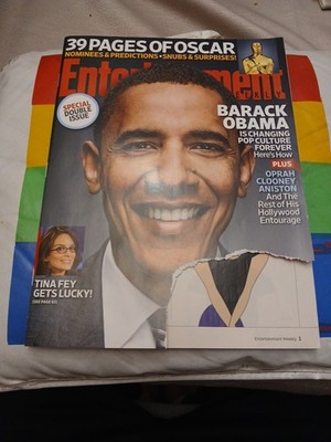 Feb 2009 ENTERTAINMENT WEEKLY Magazine w/ BARACK OBAMA Cover | eBay