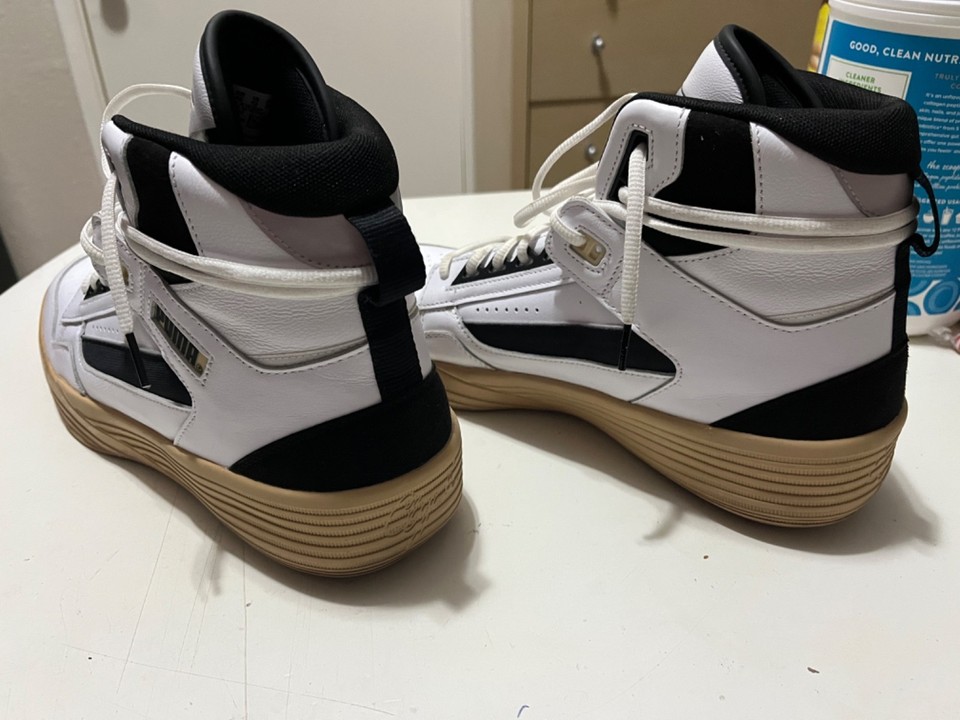 Size 12 - Kyle Kuzma x RHUDE x Puma Clyde All-Pro Mid White | eBay