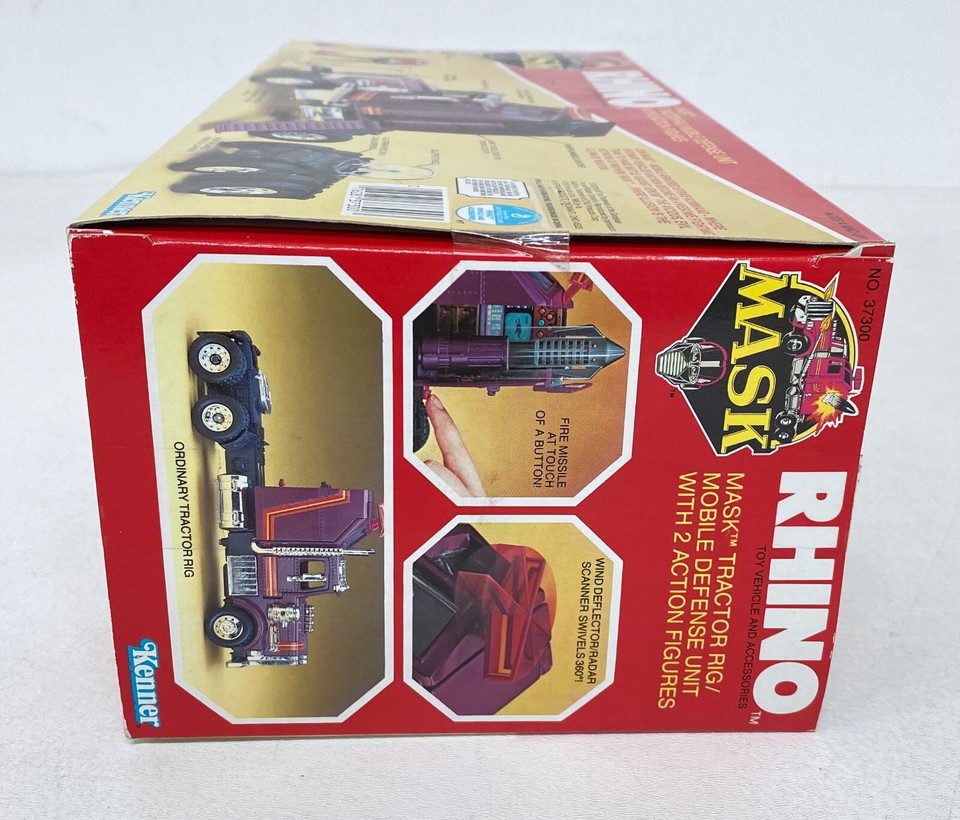 Rhino 1st Issue 1985 Matt Trakker Bruce Sato MASK Kenner Short Masks ...