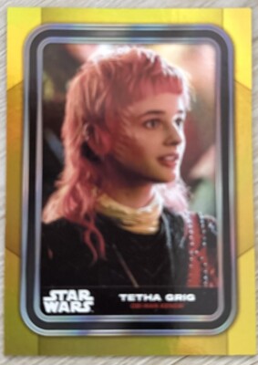 2023 Topps Star Wars Flagship Tetha Grig Gold Foil #65 | eBay