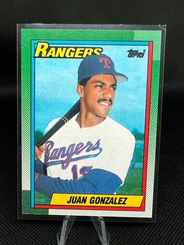 1990 Topps Juan Gonzalez ROOKIE #331 - Texas Rangers | eBay