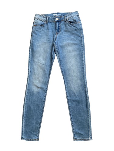 OLD NAVY Womens Size 2 Super Skinny Cotton Blend Midrise Blue Jeans 28. ...