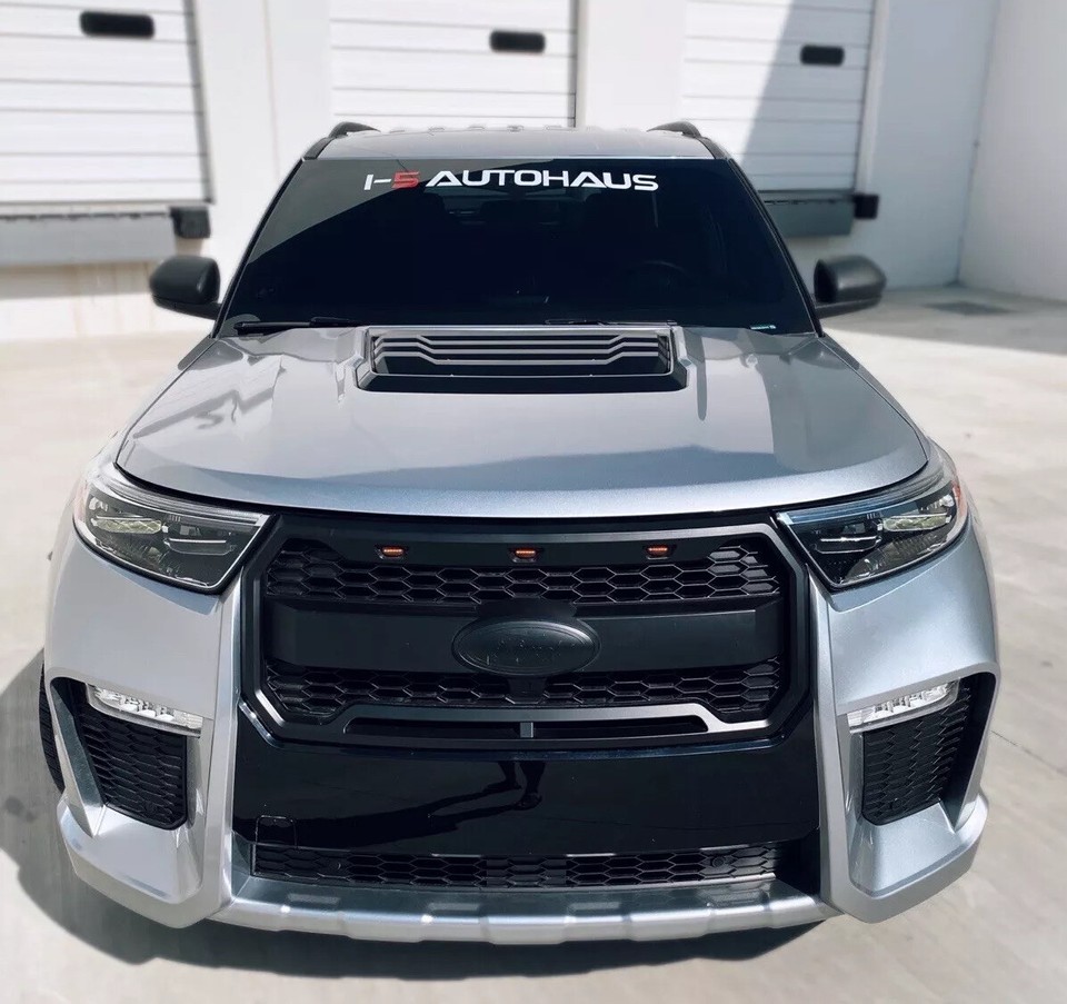 2020-2023 Ford Explorer Raptor Inspired Aluminum Hood Front | 2 Year ...