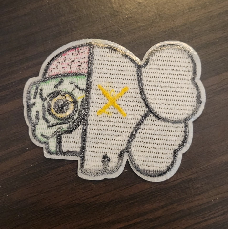 Kaws embroidery patch iron on new!!! Pop Culture 4x2 | eBay