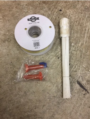 Inground/ underground Dog Fence Boundary Wire & Flag and Splice Kit Pet ...