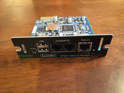 APC Schneider Electric AP9631 UPS Network Management Card | eBay