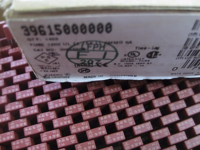 5X 9615000000 Fuses with Leads (Through Hole) 125V UL TL LL 5A TE5 | eBay