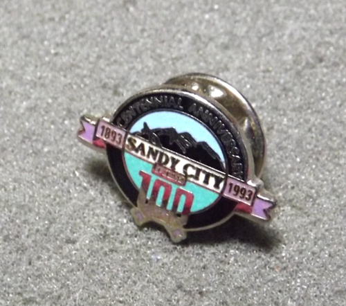 Sandy City Utah Centennial Anniversary 1893 - 1993 Lapel Pin Travel ...