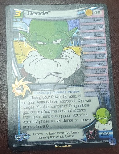 Dende 130 Limited Foil NM - DBZ Dragon Ball Z CCG TCG Score | eBay