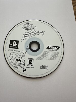 SpongeBob SquarePants Supersponge Playstation One PS1 Game Disc Only | eBay