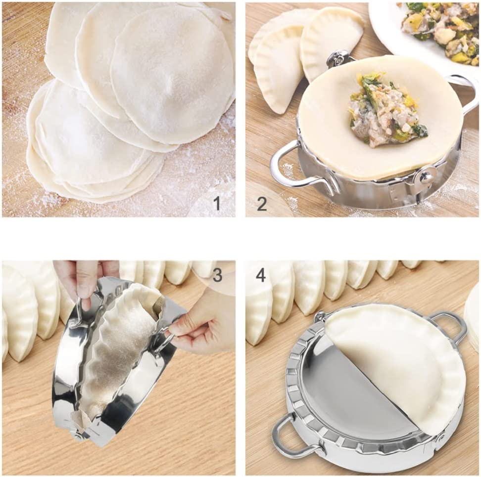 Large Empanada Maker, 6.4 inch Empanada Seal with 7 Inch Dough Cutter ...