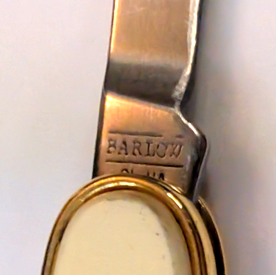 Barlow Designs Pocket Knife Stephen Barlow Fly Fishing Scrimshaw ...