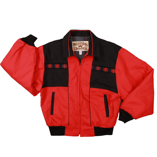 Western Frontier Vintage Southwestern Aztec Blanket Lined Jacket size ...