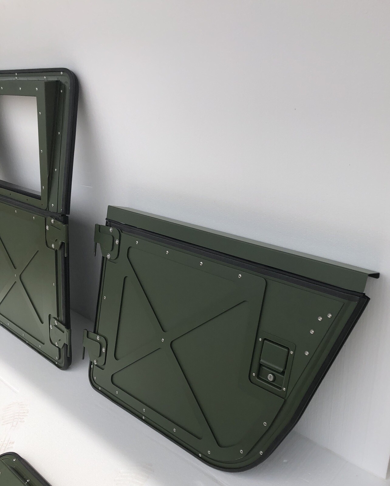 MILITARY HUMVEE TACTICAL SPLIT DOORS - TAN - SET OF 4 HARD X-DOORS ...
