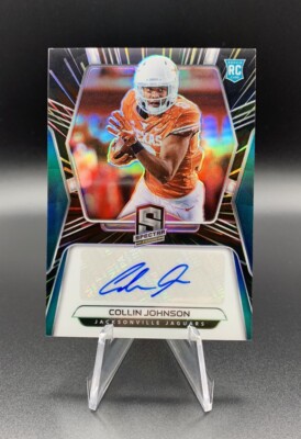 2020 Panini Spectra - Rookie Autographs Hyper #12 Collin Johnson /99 ...
