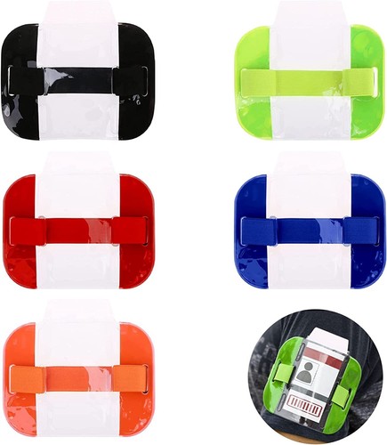 Security Armband Sia ID Badge Holder New Tactical Card Hi Viz Arm Bands ...