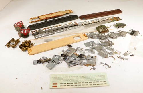 Unknown Manufacturer Metal & Brass Trolley Parts Project 1/87 HO Scale ...