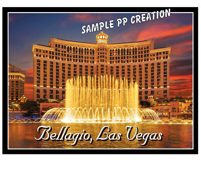 BELLAGIO, LAS VEGAS photo fridge MAGNET 4 X 3 inches TRAVEL | eBay