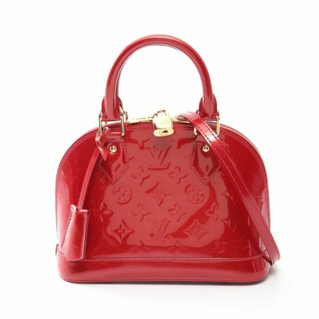 Louis Vuitton Alma Satchel BB Red Leather for sale online | eBay Australia
