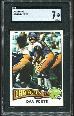 1975 TOPPS DAN FOUTS RC rookie #367 SGC 7 near mint SHARP | eBay