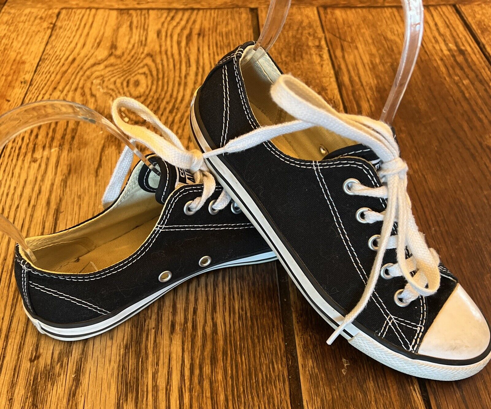 CONVERSE ALL STAR Sneakers Old Skool BLACK LOW TOP FESTIVAL RETRO SKATE ...