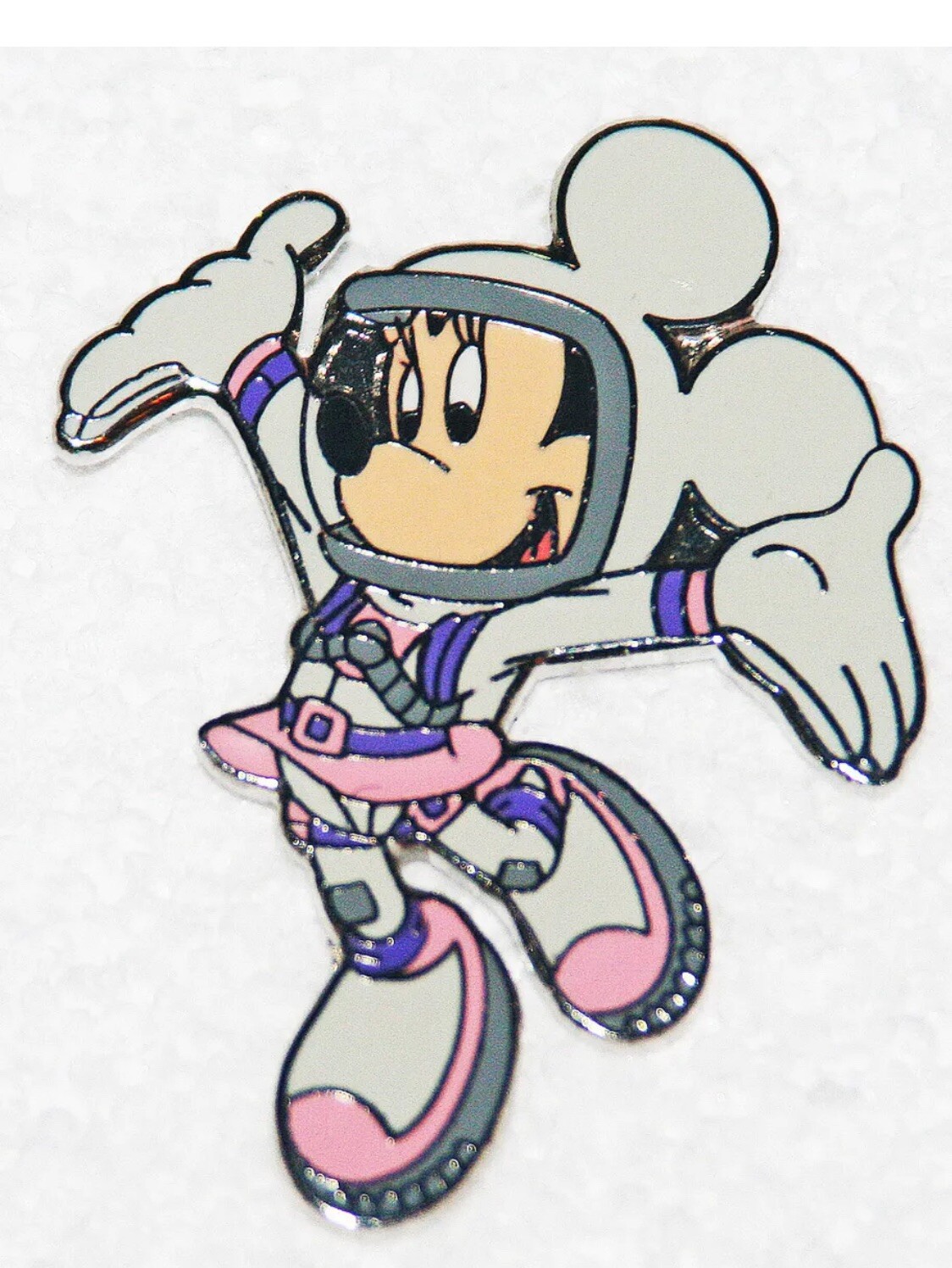 DISNEY PIN MINNIE MOUSE ASTRONAUT SPACE SUIT MERCURY GEMINI APOLLO ...
